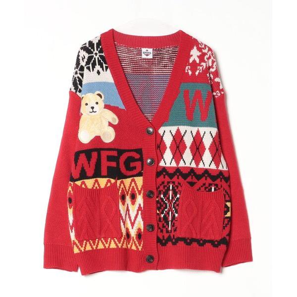 『セール実施中』参考価格：6，259円発売時期：2021年11月コンディション：B（目立つ使用感なし）使用感が少ない、または気にならないアイテム全体的：毛玉参考商品名：【HOOK】パッチワーク柄ニットカーディガン参考品番：AKY33051a...