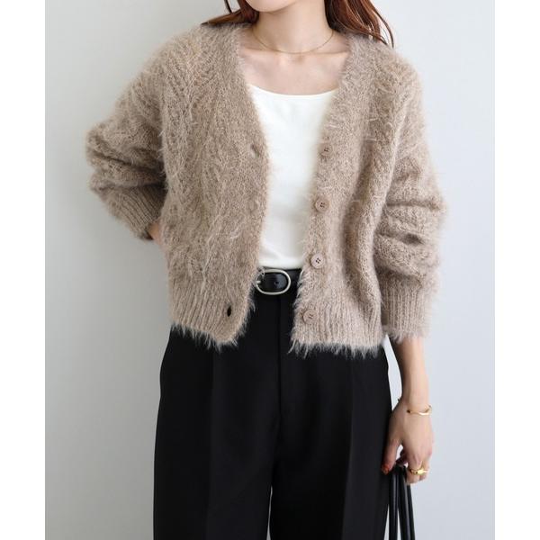 『セール実施中』参考価格：5，090円発売時期：2025年08月コンディション：A（使用感なし）数回使用した程度で使用感が感じられないアイテム参考商品名：シアーシャギー起毛ラメニットカーディガン参考品番：6002516【商品に関する注意事項...