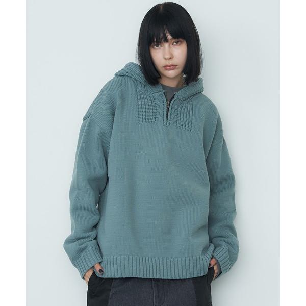 『セール実施中』参考価格：9，900円発売時期：2023年10月コンディション：B（目立つ使用感なし）使用感が少ない、または気にならないアイテム全体的：毛玉、ほつれ参考商品名：AFF AIVER　ウォッシャブルケーブルニットパーカー参考品番...