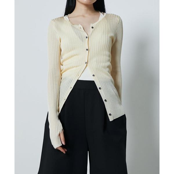 『セール実施中』参考価格：4，620円発売時期：2025年03月コンディション：A（使用感なし）数回使用した程度で使用感が感じられないアイテム参考商品名：Lady like compact lib cardigan / レディライク コンパ...