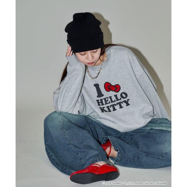 参考価格：6，996円発売時期：2024年10月コンディション：A（使用感なし）数回使用した程度で使用感が感じられないアイテム参考商品名：PUBLUX/パブリュクス ”HELLO KITTY/ハローキティ”ロゴ リボン 刺繍スウェット　限定...