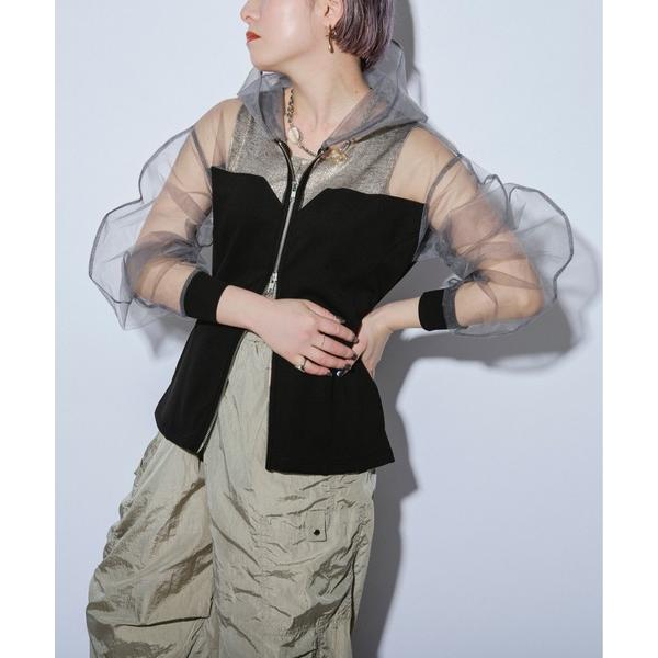 『タイムセール実施中』参考価格：7，990円発売時期：2024年05月コンディション：B（目立つ使用感なし）使用感が少ない、または気にならないアイテム留め具：傷全体的：色あせ参考商品名：Mode switch チュールフーディー参考品番：1...