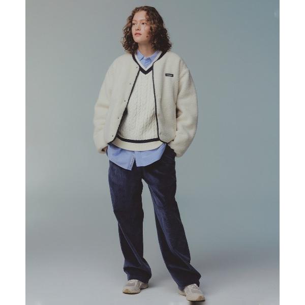 『タイムセール実施中』参考価格：19，800円発売時期：2022年11月コンディション：B（目立つ使用感なし）使用感が少ない、または気にならないアイテム袖口・前身頃：毛玉参考商品名：【COVERNAT】REVERSIBLE FLEECE C...