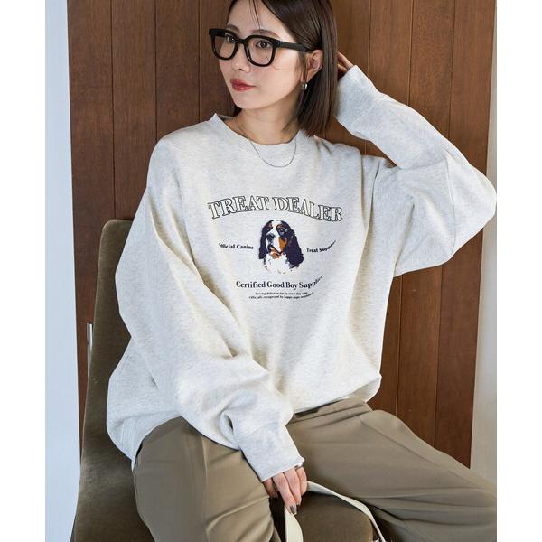 『タイムセール実施中』参考価格：5，995円発売時期：2025年10月コンディション：B（目立つ使用感なし）使用感が少ない、または気にならないアイテム首周り：汚れ参考商品名：限定展開　タフト刺繍 dog ＆ cat スウェット プルオーバー...