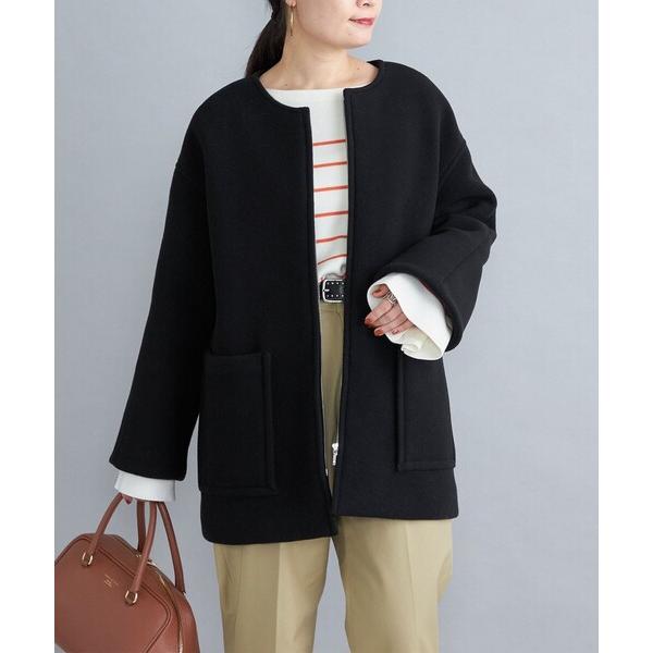 『セール実施中』参考価格：33，990円発売時期：2022年09月コンディション：B（目立つ使用感なし）使用感が少ない、または気にならないアイテム袖口・すそ周り・内側：毛玉参考商品名：Bellandi SUPER130 ショートコート◆参考...