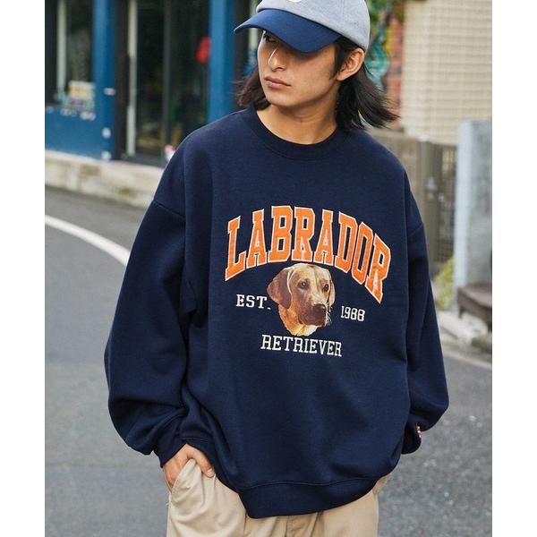 参考価格：4，290円発売時期：2022年09月コンディション：C（やや使用感あり）使用感があり、やや気になる傷や汚れがあるアイテム全体的：毛玉参考商品名：Labrador Retriever/ラブラドールレトリーバー 別注 カレッジロゴ刺...