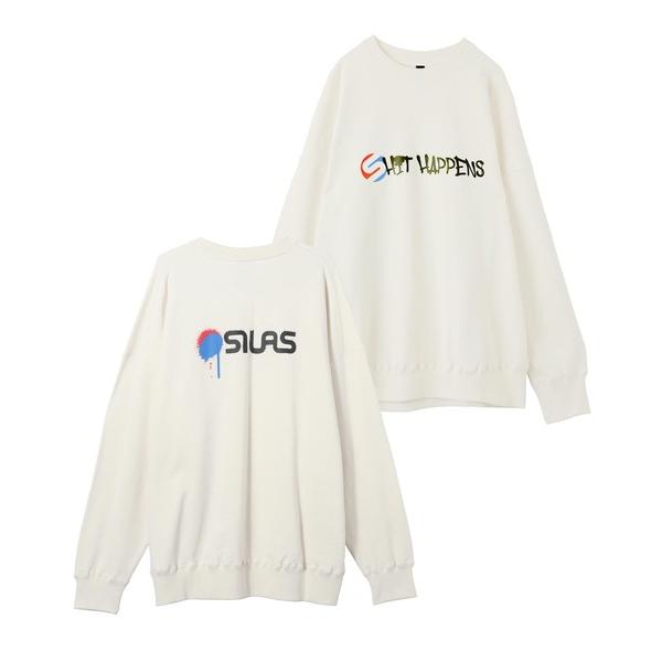 参考価格：11，000円発売時期：2022年06月コンディション：C（やや使用感あり）使用感があり、やや気になる傷や汚れがあるアイテム首周り：汚れ全体的：色あせ参考商品名：SHIT HAPPENS SWEAT TOP　サイラスシットハピネス...