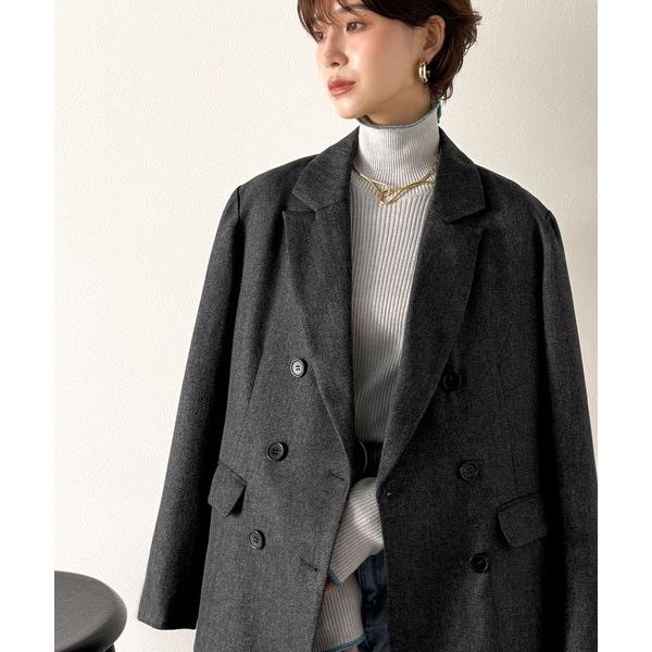 『セール実施中』参考価格：14，999円発売時期：2025年09月コンディション：A（使用感なし）数回使用した程度で使用感が感じられないアイテム参考商品名：【Classical Evon】ミニマルに魅せる、大人の余裕。3段ボタンダブルジャケ...