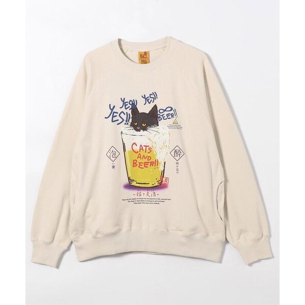 参考価格：8，800円発売時期：2024年09月コンディション：A（使用感なし）数回使用した程度で使用感が感じられないアイテム参考商品名：限定展開 go slow caravan/ゴースローキャラバン 猫と麦酒 クルーネック スウェット /...
