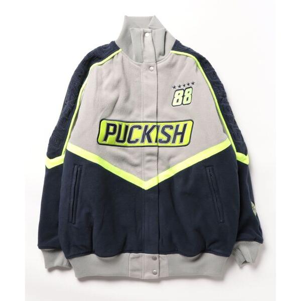 『セール実施中』参考価格：18，990円発売時期：2023年08月コンディション：D（傷・汚れあり）傷や汚れがあるが使用には問題ないアイテム全体的：汚れリブ部分：毛玉参考商品名：【WEB限定カラーあり！！】PUCKISHレーシングフリースブ...