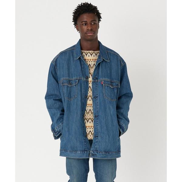 『セール実施中』参考価格：15，400円発売時期：2022年10月コンディション：B（目立つ使用感なし）使用感が少ない、または気にならないアイテムすそ周り：汚れ首周り：汚れ参考商品名：Levi’s/リーバイス オーバーサイズ デニムジャケッ...