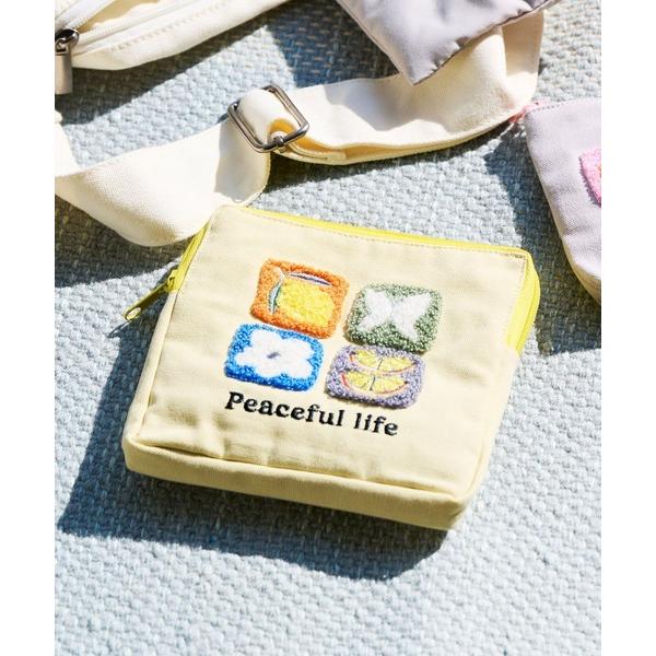 『セール実施中』ZOZO問い合わせ番号:102966908ショップ:LAKOLE，ラコレブランド:LAKOLE，ラコレ商品名:【入園入学にも】[FRUITS AND BLOOM]サガラ刺繍スクエアポーチB / 612315カテゴリ:財布/小...