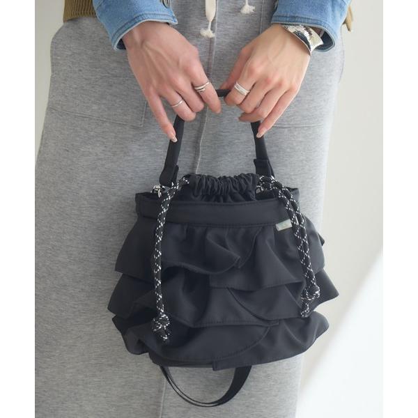 ZOZO問い合わせ番号:102967049ショップ:Paradise Picnic，パラダイス ピクニックブランド:KATHARINE ROSS，キャサリンロス商品名:【KATHARINE ROSS】フリル巾着ショルダーカテゴリ:バッグ&g...