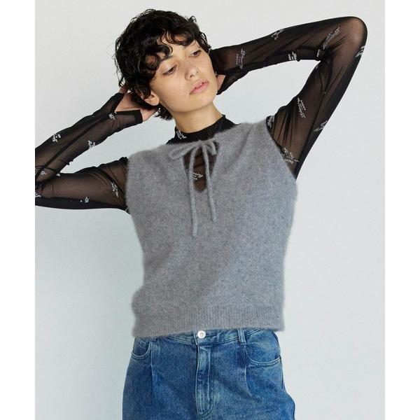 『セール実施中』参考価格：18，920円発売時期：2024年09月コンディション：A（使用感なし）数回使用した程度で使用感が感じられないアイテム参考商品名：Fox Cashmere Knit Vest/フォックスカシミアニットベスト【MAI...