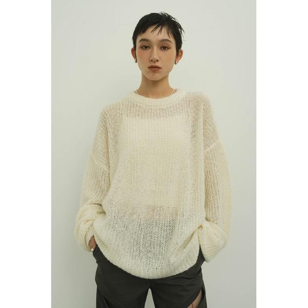 参考価格：16，830円発売時期：2025年05月コンディション：A（使用感なし）数回使用した程度で使用感が感じられないアイテム全体的：型崩れ参考商品名：jaguard sheer knit(unisex)参考品番：KM24WM01【商品に...