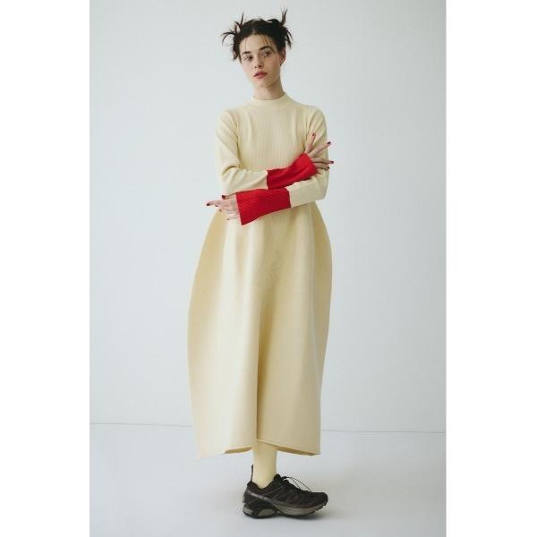 『セール実施中』参考価格：18，700円発売時期：2025年11月コンディション：C（やや使用感あり）使用感があり、やや気になる傷や汚れがあるアイテムすそ周り：汚れ前身頃：ほつれ参考商品名：Bi color knit dress　バイカラー...