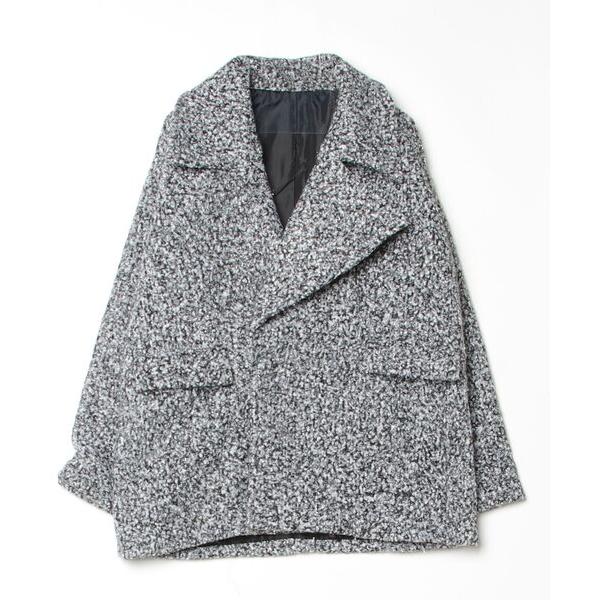 『セール実施中』参考価格：13，750円発売時期：2024年11月コンディション：D（傷・汚れあり）傷や汚れがあるが使用には問題ないアイテムブランドタグ：欠損参考商品名：ブークレーミドル丈オーバージャケット参考品番：236-316-8246...