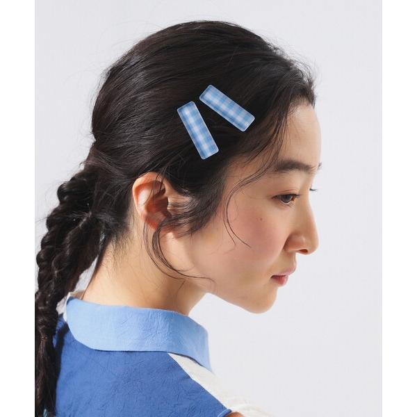 ZOZO問い合わせ番号:103004495ショップ:BEAMS WOMEN，ビームスウィメンブランド:BEAMS BOY，ビームスボーイ商品名:ギンガムチェック ヘアピン 2セットカテゴリ:ヘアアクセサリー>ヘアピンブランド品番:13...