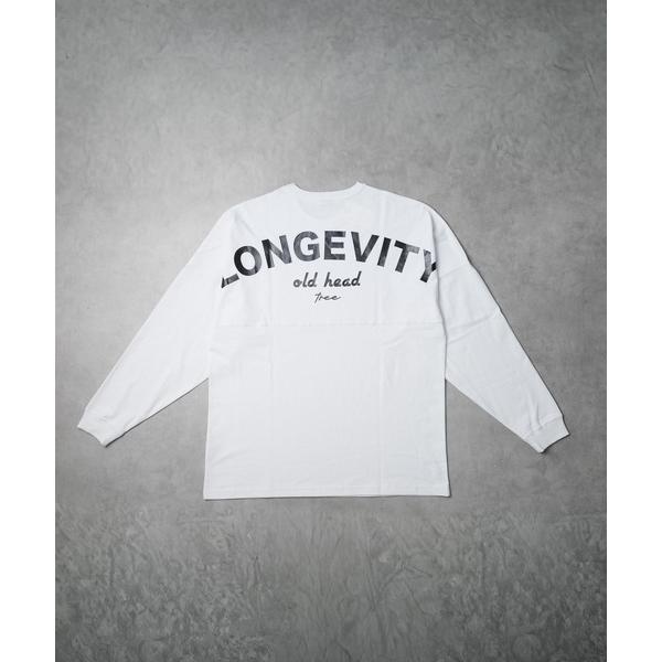 ZOZO問い合わせ番号:103005032ショップ:realize，レアリゼブランド:ARCHIVER，アーカイバ商品名:【69】光沢プリント ドルマンスリーブロングスリーブTシャツ（LONGEVITY）カテゴリ:トップス>Tシャツ/...