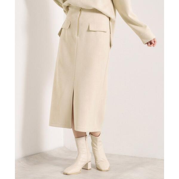 ZOZO問い合わせ番号:103005256ショップ:WORLD ONLINE STORE SELECT，ワールドオンラインストアセレクトブランド:ITS'DEMO，イッツデモ商品名:【セットアップ可／手洗い可】カットスエードスカートカテゴリ...