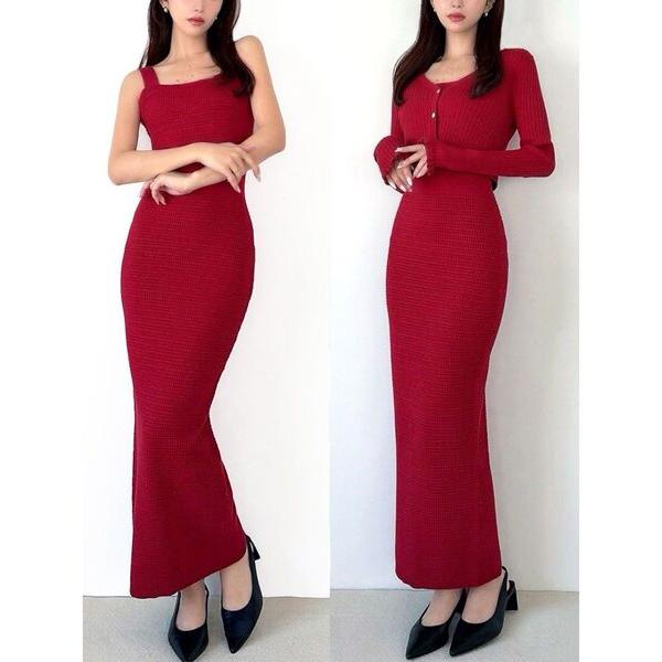 『タイムセール実施中』ZOZO問い合わせ番号:103005309ショップ:RESEXXY，リゼクシーブランド:RESEXXY，リゼクシー商品名:オープンワークコンビニットワンピースカテゴリ:ワンピース/ドレス>ワンピースブランド品番:...