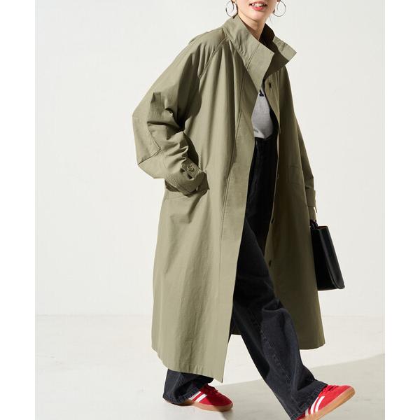 ZOZO問い合わせ番号:103005623ショップ:FREAK'S STORE，フリークスストアブランド:FREAK'S STORE，フリークスストア商品名:限定展開　スタンドカラー ロングコートカテゴリ:ジャケット/アウター>ステン...