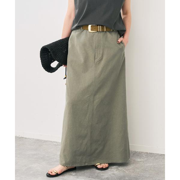 ZOZO問い合わせ番号:103005696ショップ:Spick &amp; Span，スピック アンド スパンブランド:Spick &amp; Span，スピックアンドスパン商品名:ウォッシュドツイルナロースカートカテゴリ:スカート>...