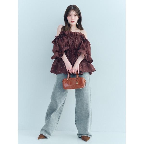 ZOZO問い合わせ番号:103006325ショップ:SNIDEL，スナイデルブランド:SNIDEL，スナイデル商品名:ストレートデニムカテゴリ:パンツ>デニムパンツブランド品番:SWFP261223素材:: 綿100%原産国:中国カラ...