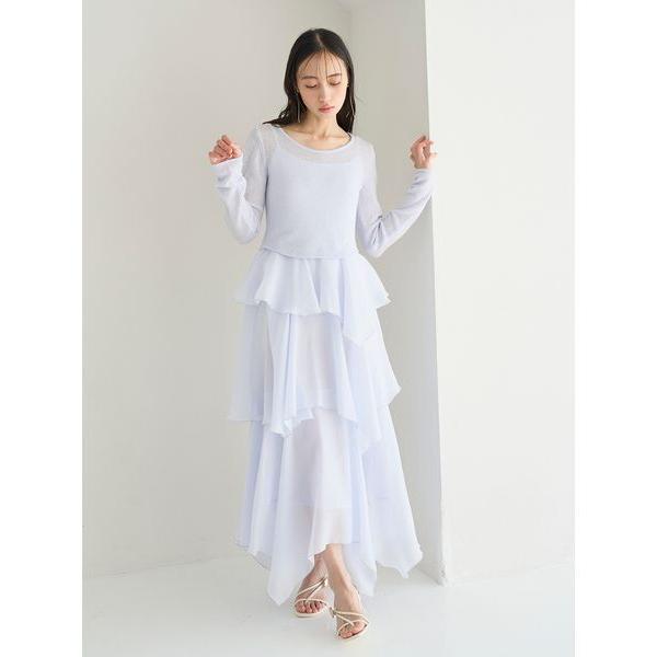 ZOZO問い合わせ番号:103006331ショップ:SNIDEL，スナイデルブランド:SNIDEL，スナイデル商品名:シアーイレヘムニットコンビワンピースカテゴリ:ワンピース/ドレス>ワンピースブランド品番:SWNO261061素材:...