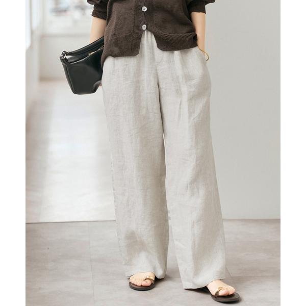 ZOZO問い合わせ番号:103006589ショップ:Spick &amp; Span，スピック アンド スパンブランド:Spick &amp; Span，スピックアンドスパン商品名:エアリーリネンイージーパンツカテゴリ:パンツ>その他...