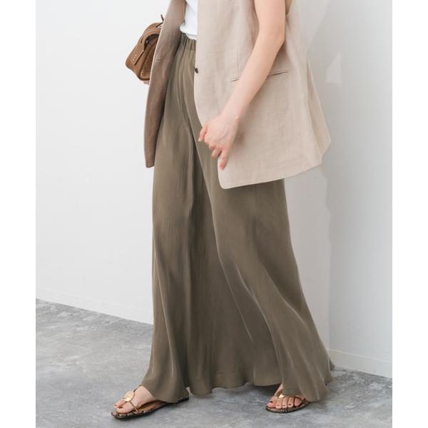 ZOZO問い合わせ番号:103006600ショップ:Spick &amp; Span，スピック アンド スパンブランド:Spick &amp; Span，スピックアンドスパン商品名:《新色有り / 追加》ウォッシャブルキュプラフレアスカート...