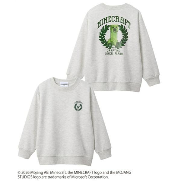 『タイムセール実施中』ZOZO問い合わせ番号:103007000ショップ:nissen，ニッセンブランド:QUNTSTYLE，キュントスタイル商品名:【MINECRAFT】プリントスウェットトレーナーカテゴリ:トップス>スウェットブラ...