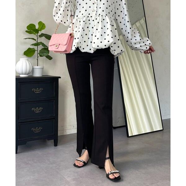 ZOZO問い合わせ番号:103007111ショップ:prose verse，プロズヴェールブランド:prose verse，プロズヴェール商品名:【-3kg見え！】フロントスリットスーパーストレッチパンツカテゴリ:パンツ>その他パンツ...