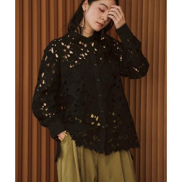 『タイムセール実施中』ZOZO問い合わせ番号:103007469ショップ:RIVER FIELD &amp; Co.，リバーフィールド　アンド　コーブランド:ELFRANK，エルフランク商品名:【2026SS】ケミカルレース スタンドネック...