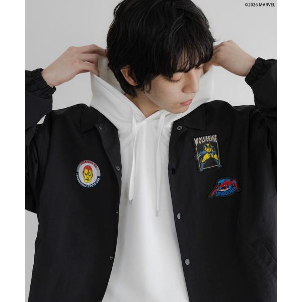 ZOZO問い合わせ番号:103007672ショップ:LOWRYS FARM，ローリーズファームブランド:LOWRYS FARM，ローリーズファーム商品名:【LFM(U)】MARVELナイロンコーチジャケット　640215カテゴリ:ジャケット...