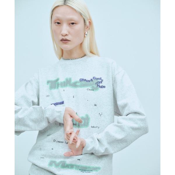 ZOZO問い合わせ番号:103008115ショップ:THINGS THAT MATTER，シングスザットマターブランド:THINGS THAT MATTER，シングス ザット マター商品名:CHAOS PRINT SWEAT / カオス プ...