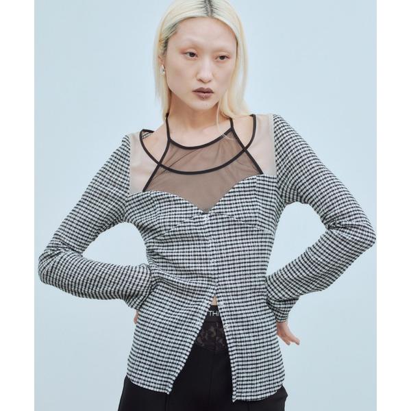 ZOZO問い合わせ番号:103008117ショップ:THINGS THAT MATTER，シングスザットマターブランド:THINGS THAT MATTER，シングス ザット マター商品名:CHAOS BUSTIER TOPS / カオス ...