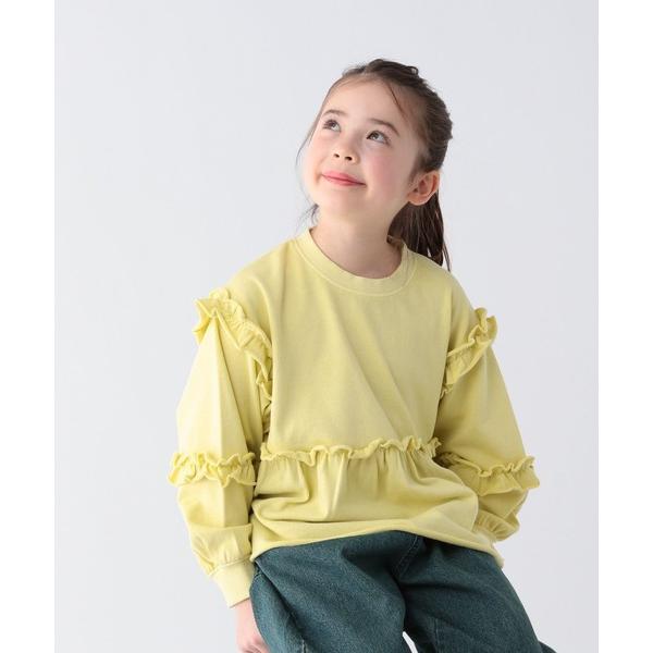 ZOZO問い合わせ番号:103008186ショップ:BAYFLOW，ベイフローブランド:BAYFLOW，ベイフロー商品名:[今すぐ着れて春にも活躍！]ウラケフリルプルオーバー(KIDS)カテゴリ:トップス>スウェットブランド品番:65...