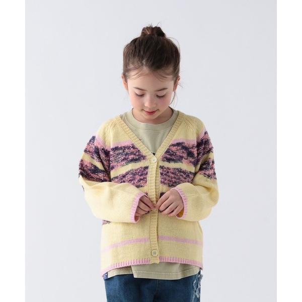 ZOZO問い合わせ番号:103008285ショップ:BAYFLOW，ベイフローブランド:BAYFLOW，ベイフロー商品名:[お手入れ楽ちん☆アクリル素材]ボーダーニットカーディガン(KIDS)カテゴリ:トップス>カーディガン/ボレロブ...