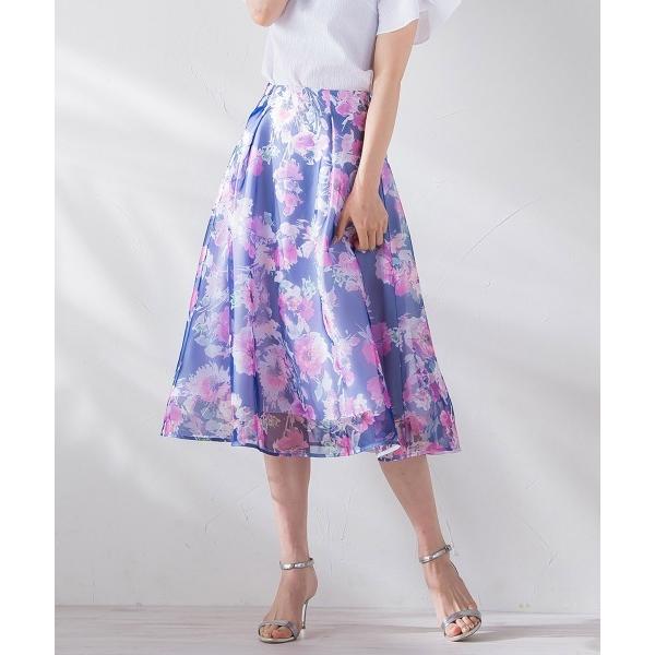 『セール実施中』参考価格：20，900円発売時期：2022年05月コンディション：A（使用感なし）数回使用した程度で使用感が感じられないアイテム参考商品名：オーガンジーフラワープリントスカート参考品番：【入荷禁止】2211-23089【商品...