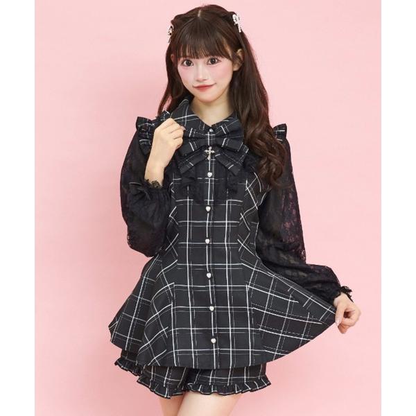 参考価格：15，950円発売時期：2024年08月コンディション：B（目立つ使用感なし）使用感が少ない、または気にならないアイテム首周り：汚れ参考商品名：ラッフル袖レース長袖セットアップ参考品番：3SA2020，3SA2021，3SA202...