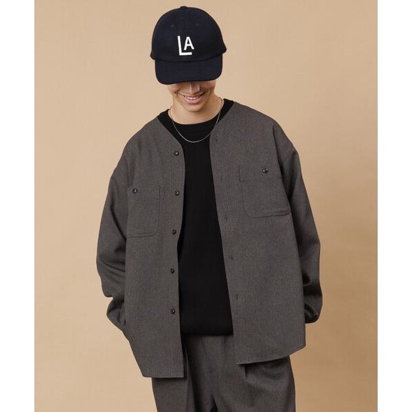 『セール実施中』参考価格：6，996円発売時期：2025年09月コンディション：A（使用感なし）数回使用した程度で使用感が感じられないアイテム参考商品名：LANATEC WOOLY リラックスフィット ノーカラーシャツ 【セットアップ対応】...