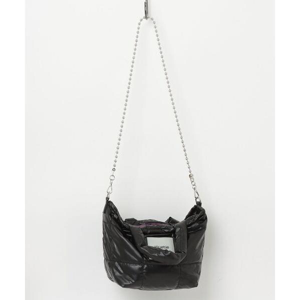 『セール実施中』参考価格：6，930円発売時期：2024年08月コンディション：A（使用感なし）数回使用した程度で使用感が感じられないアイテム参考商品名：【jouetie/ジュエティ】メタリックナイロンキルティング　ミニトートバッグ（ボール...