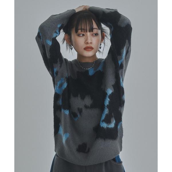 『セール実施中』参考価格：5，500円発売時期：2024年10月コンディション：A（使用感なし）数回使用した程度で使用感が感じられないアイテム参考商品名：ニュアンスカモフラオーバーニット参考品番：BAFOR244002【商品に関する注意事項...