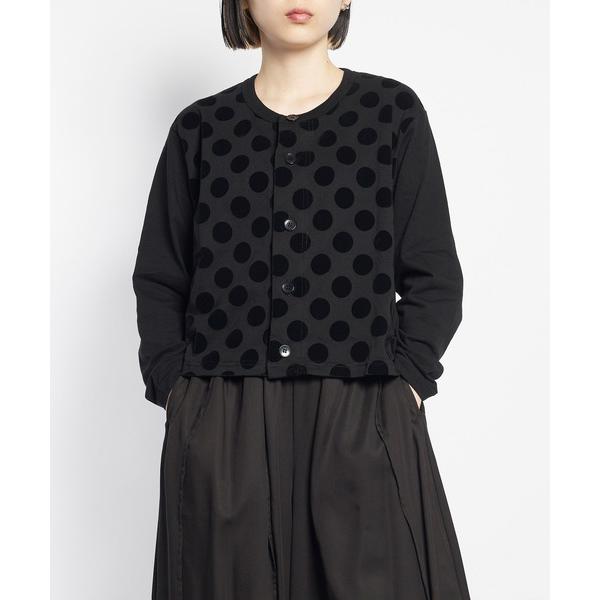 『セール実施中』参考価格：17，600円発売時期：2024年08月コンディション：A（使用感なし）数回使用した程度で使用感が感じられないアイテム参考商品名：フロッキードットＰ天竺　クルーネックカーディガン参考品番：GHT67-138【商品に...