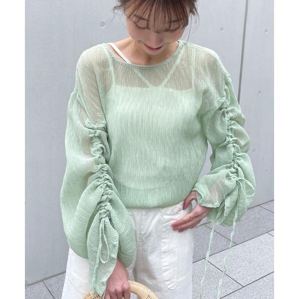 『タイムセール実施中』参考価格：4，980円発売時期：2024年03月コンディション：A（使用感なし）数回使用した程度で使用感が感じられないアイテム参考商品名：シアー袖ドロストブラウス参考品番：CD219901950【商品に関する注意事項】...