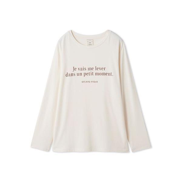 ZOZO問い合わせ番号:103043639ショップ:gelato pique，ジェラート　ピケブランド:gelato pique，ジェラートピケ商品名:インレイロゴロンTカテゴリ:ルームウェア>ルームウェア/パジャマブランド品番:PW...