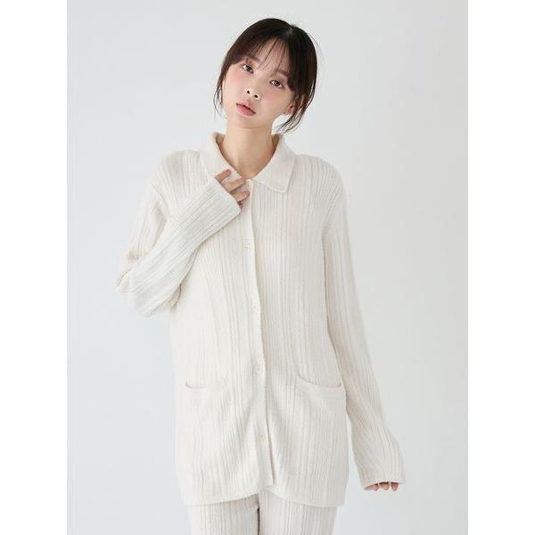 ZOZO問い合わせ番号:103043657ショップ:gelato pique，ジェラート　ピケブランド:gelato pique，ジェラートピケ商品名:調温スムーズィーランダムリブカーディガンカテゴリ:ルームウェア>ルームウェア/パジ...