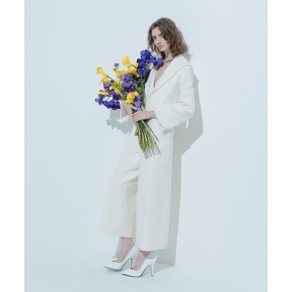 『セール実施中』ZOZO問い合わせ番号:103043687ショップ:allureville，アルアバイルブランド:LOULOU WILLOUGHBY，ルルウィルビー商品名:【LOULOU WILLOUGHBY】ファンシーツイードオールインワ...