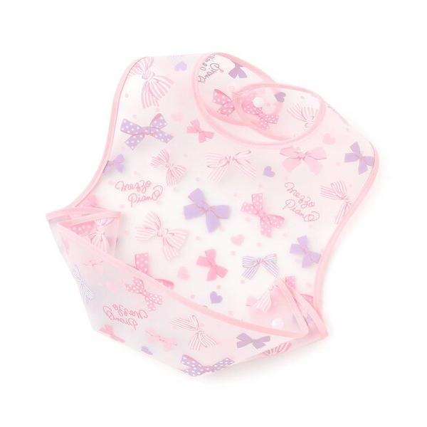 ※このアイテムは返品・交換対象外商品です。ZOZO問い合わせ番号:103043736ショップ:NARUMIYA ONLINE，ナルミヤ オンラインブランド:mezzo piano，メゾピアノ商品名:リボン柄　お食事スタイ【日本製】カテゴリ:...